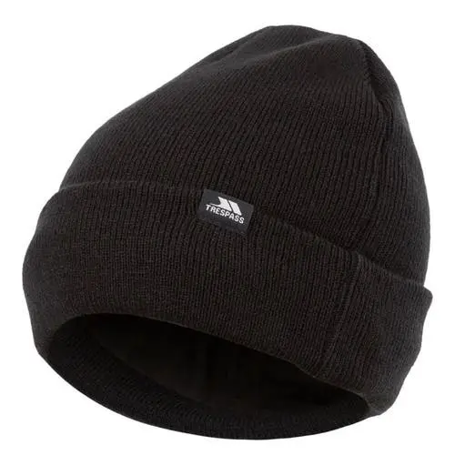 TRESPASS Gender Inclusive Littlebrook Beanie - Black