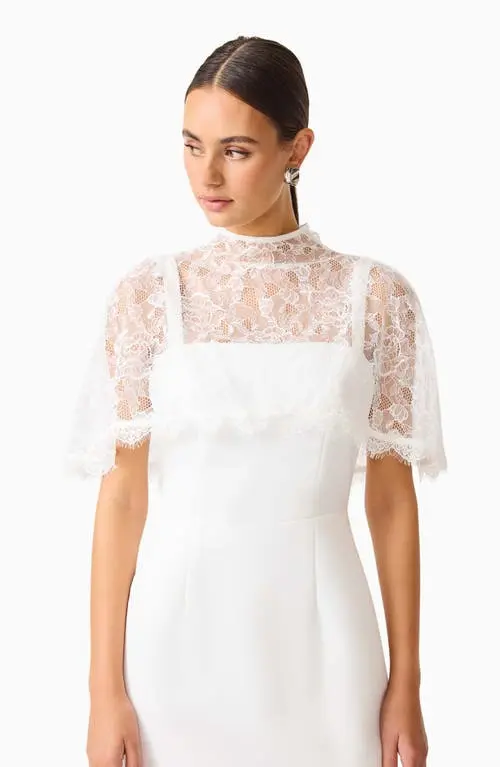 ELLIATT Kelly Lace Cape Gown