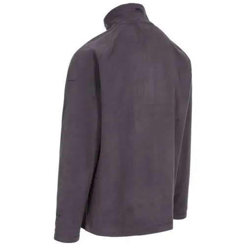 TRESPASS Blackford Microfleece Half-zip Top - Dark Gray
