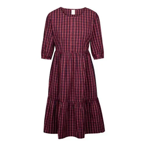 TRESPASS Helen Casual Dress - Dark Cherry