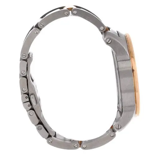 CARTIER Calibre De Automatic Watch Stainless Steel And Rose Gold
