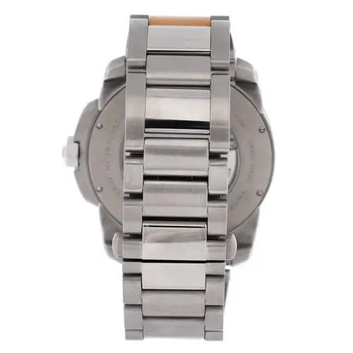 CARTIER Calibre De Automatic Watch Stainless Steel And Rose Gold
