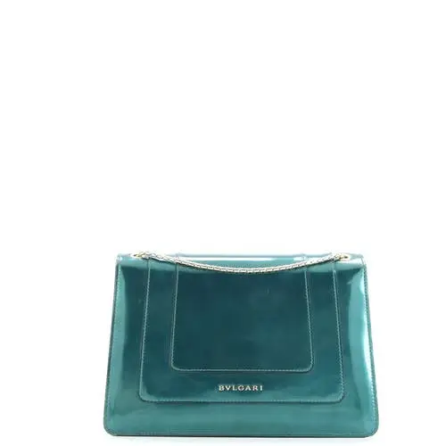 BVLGARI Serpenti Forever Shoulder Bag Patent Medium