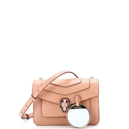 BVLGARI Serpenti Crossbody Bag Leather Small