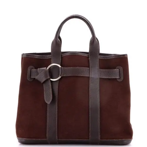 Hermès Ceinture Handbag Toile Pm