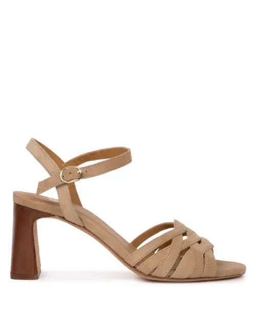 BOBBIES Loren Heeled Sandals - Savannah