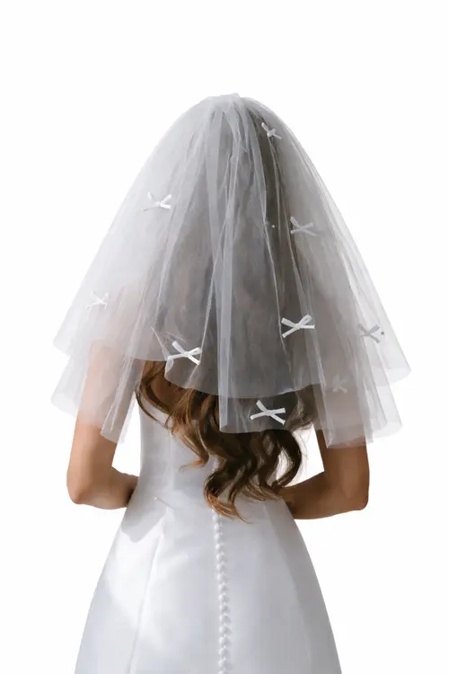 UNTAMED PETALS Last Toast Mini Veil - Ivory