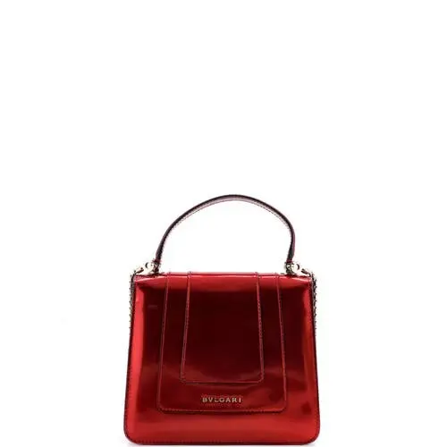 BVLGARI Serpenti Top Handle Bag Patent Small