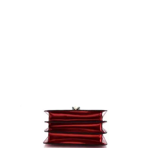 BVLGARI Serpenti Top Handle Bag Patent Small