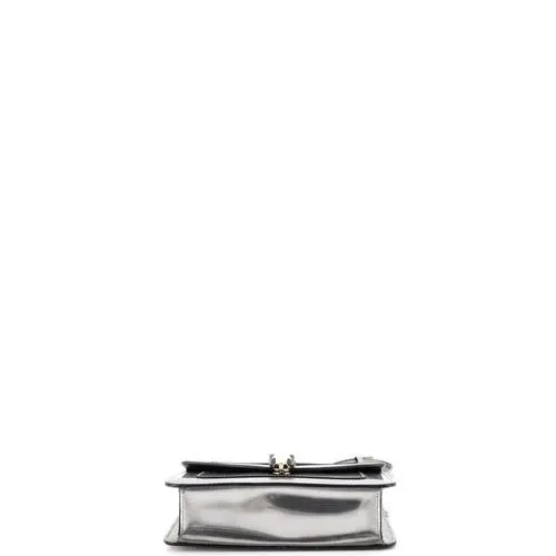 BVLGARI Serpenti Forever Shoulder Bag Metallic Leather Small