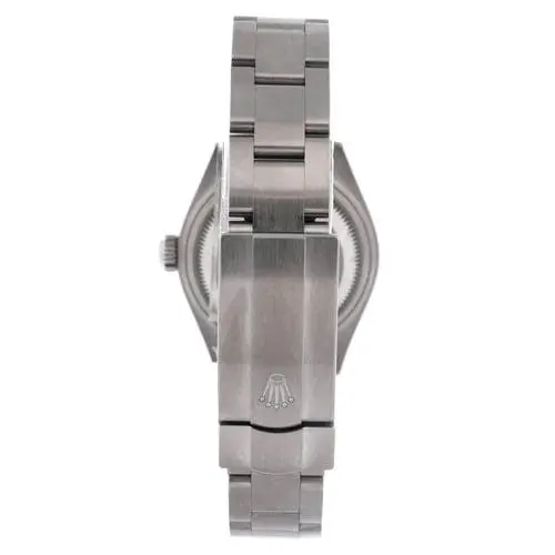 ROLEX Oyster Perpetual Beige Automatic Watch Stainless Steel 28