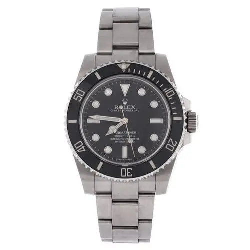 ROLEX Oyster Perpetual Submariner Automatic Watch Stainless Steel And Cerachrom 40 - Metallic Silver
