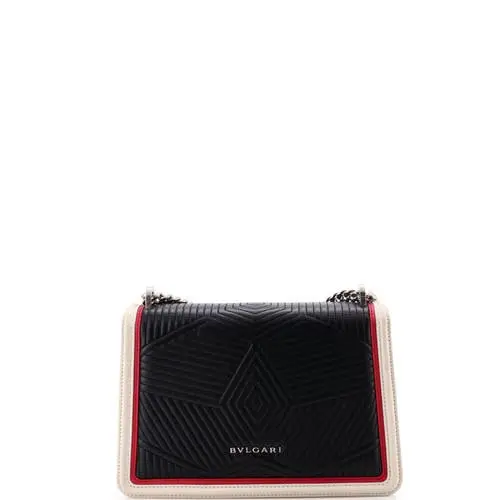BVLGARI Serpenti Forever Shoulder Bag Quilted Leather