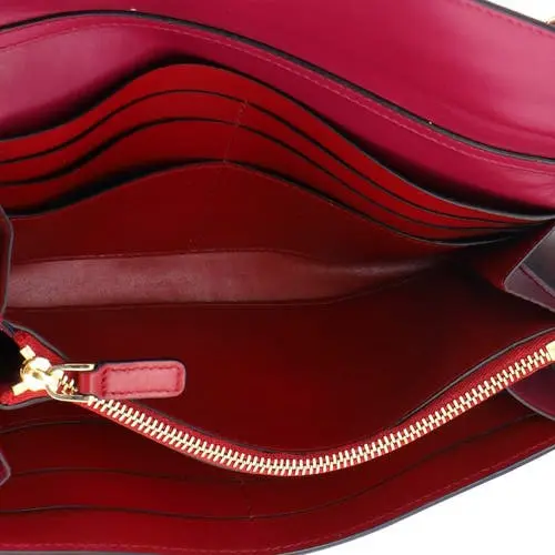 BVLGARI Serpenti Forever Wallet On Chain Leather Long