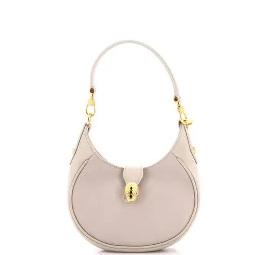BVLGARI Serpenti Ellipse Crossbody Bag Leather Mini