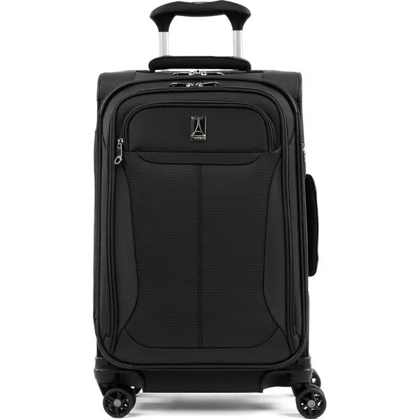 TRAVELPRO Tourlite Softside Expandable 21" Carry-on Spinner Luggage - Black