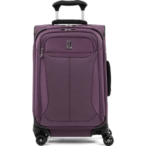 TRAVELPRO Tourlite Softside Expandable 21" Carry-on Spinner Luggage - Deep Purple