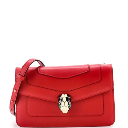 BVLGARI Serpenti Forever Shoulder Bag Leather Small
