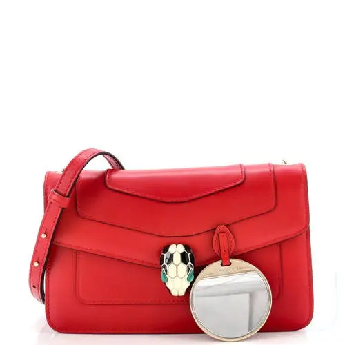 BVLGARI Serpenti Forever Shoulder Bag Leather Small