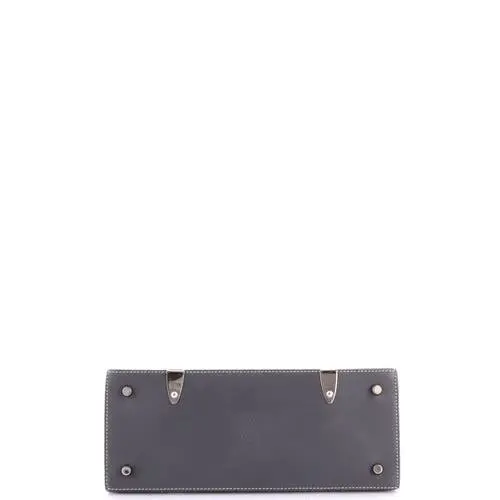 Goyard Saigon Top Handle Bag Coated Canvas With Leather Pm