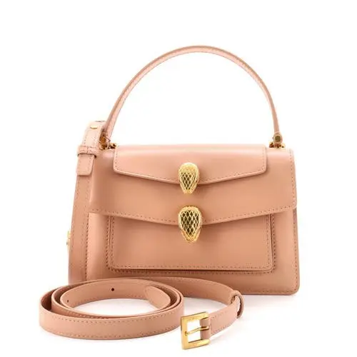 BVLGARI Alexander Wang Serpenti Forever Top Handle Shoulder Bag Leather Small
