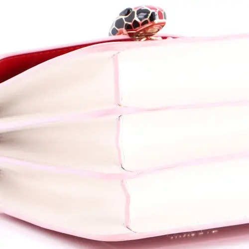BVLGARI Serpenti Forever Dangle Top Handle Bag Leather Small