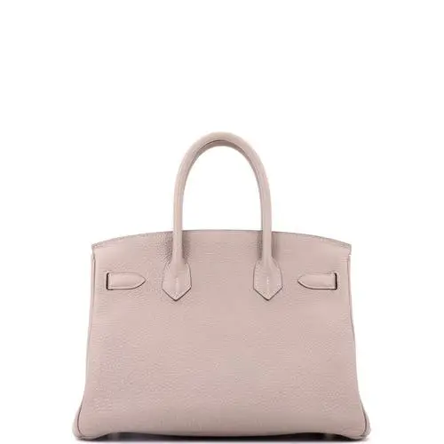 Hermès Birkin Handbag Togo With Gold Hardware 30 - Grey