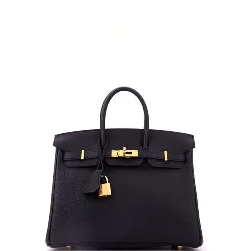 Hermès Birkin Handbag Togo With Gold Hardware 25