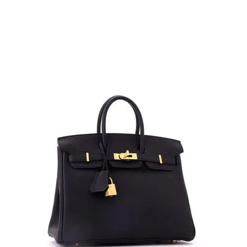 Hermès Birkin Handbag Togo With Gold Hardware 25