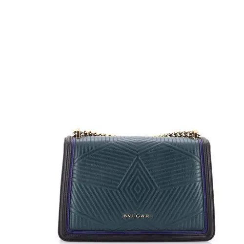 BVLGARI Serpenti Forever Shoulder Bag Quilted Leather Small