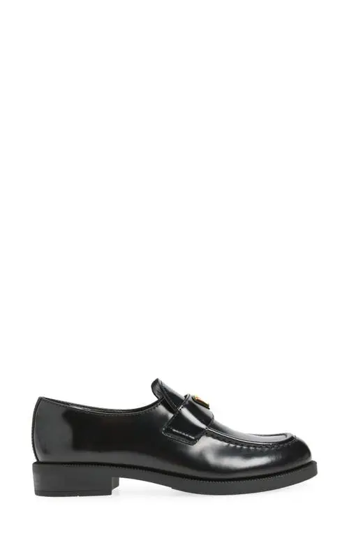 Prada Brushed Leather Loafer
