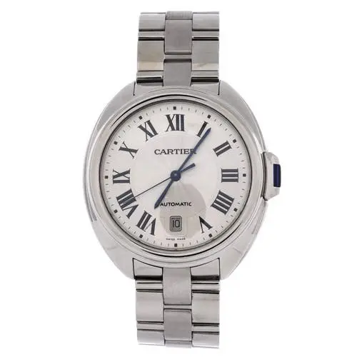 CARTIER Clé De Automatic Stainless Steel 40mm Watch