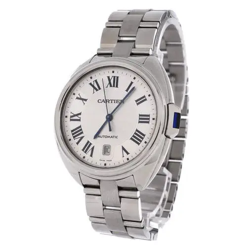 CARTIER Clé De Automatic Stainless Steel 40mm Watch