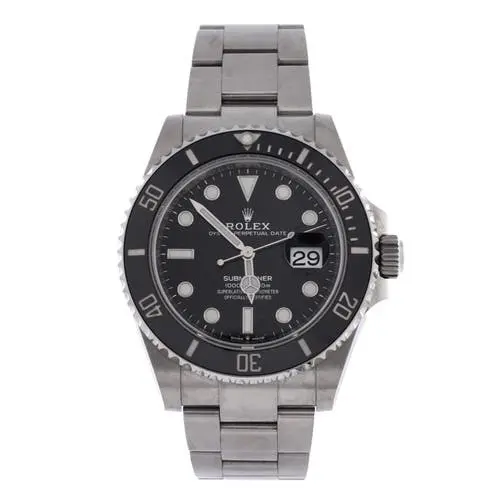 ROLEX Oyster Perpetual Submariner Date Automatic Watch Stainless Steel And Cerachrom 41 - Metallic Silver