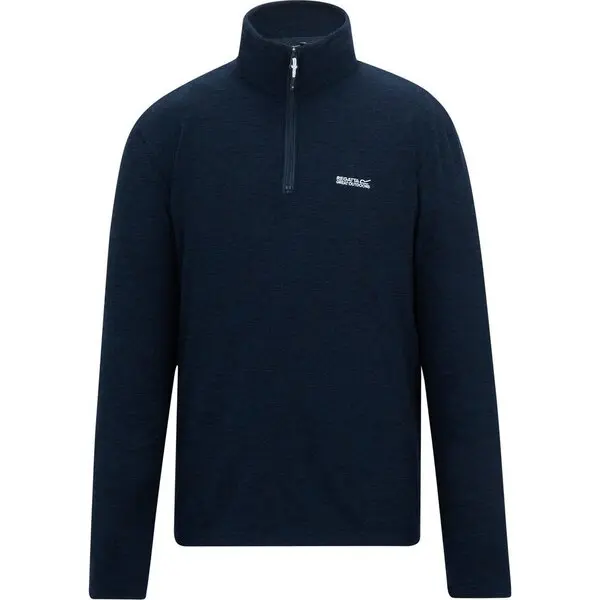 REGATTA Thompson Marl Half Zip Fleece Jacket - Navy
