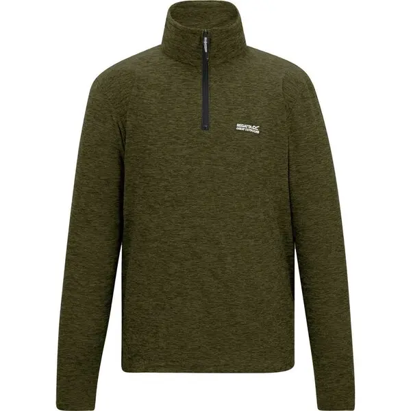 REGATTA Thompson Marl Half Zip Fleece Jacket - Olive Night