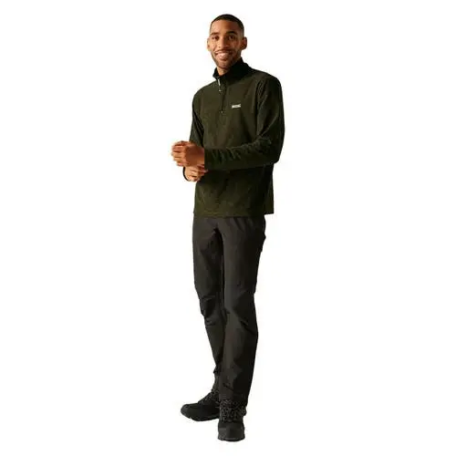 REGATTA Thompson Marl Half Zip Fleece Jacket - Olive Night