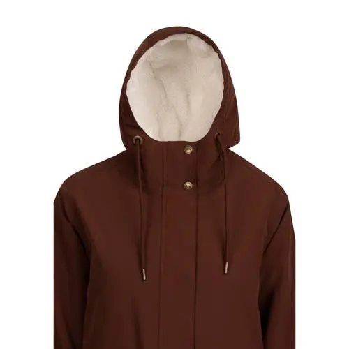 TRESPASS Vailsom Waterproof Jacket - Chestnut