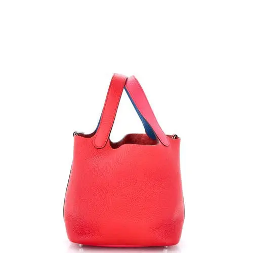 Hermès Picotin Lock Bag Tricolor Clemence Pm