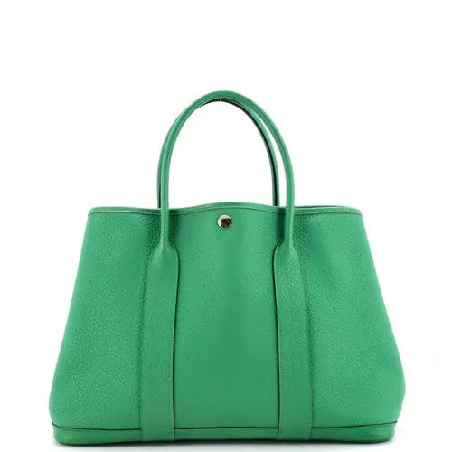 Hermès Garden Party Tote Leather With Printed Interior 36