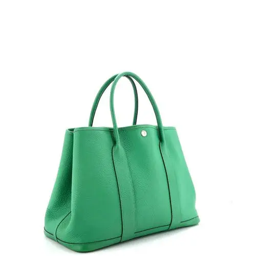Hermès Garden Party Tote Leather With Printed Interior 36