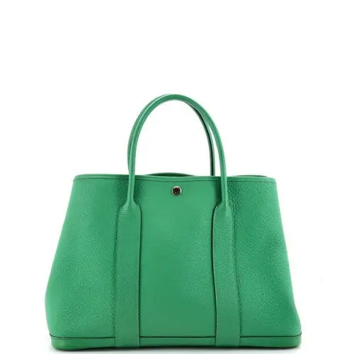Hermès Garden Party Tote Leather With Printed Interior 36