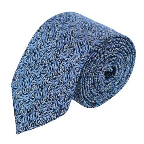 Trafalgar Benito's Basketweave Silk Necktie & Pocket Square Bundle