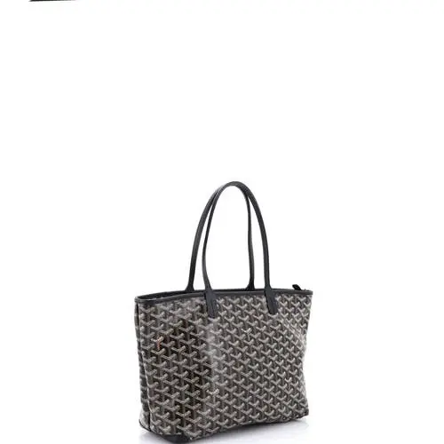 Goyard Artois Tote Coated Canvas Pm - Black
