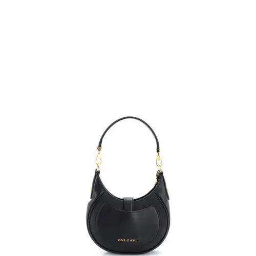 BVLGARI Serpenti Ellipse Crossbody Bag Leather Mini