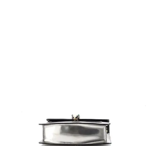 BVLGARI Serpenti Forever Shoulder Bag Metallic Leather