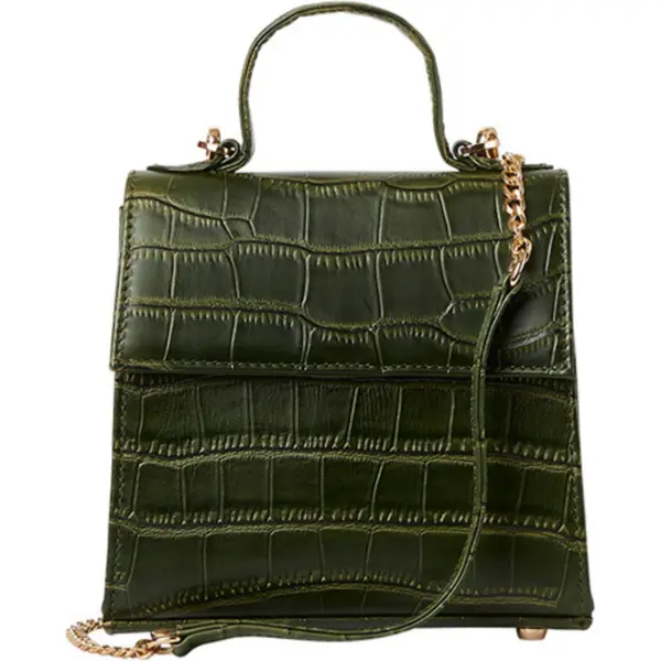 SARAH STEWART The Robin Handbag - Moss Croc