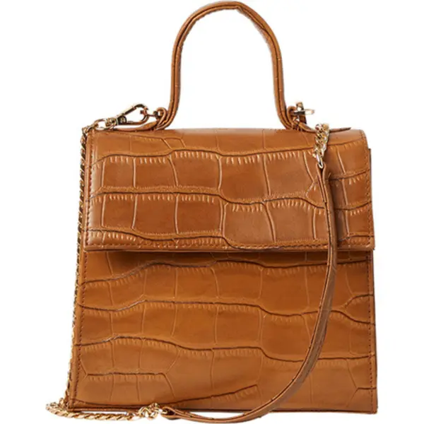 SARAH STEWART The Robin Handbag - Saddle Croc