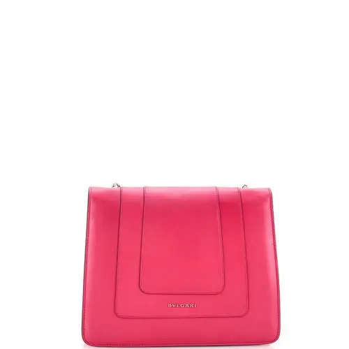 BVLGARI Serpenti Forever Square Shoulder Bag Leather Medium