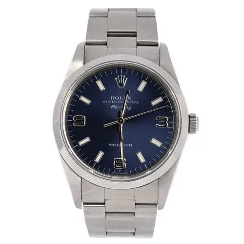 ROLEX Oyster Perpetual Air King Automatic Watch Stainless Steel 34 - Metallic Silver
